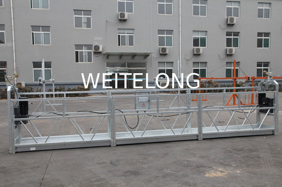 Steel Suspended Access Platforms 7.5m 1.8kw 800kg Building Maintenance