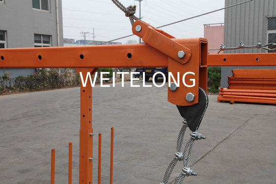 Steel Suspended Access Platforms 7.5m 1.8kw 800kg Building Maintenance
