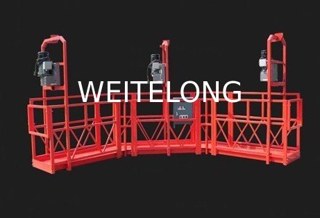 Red Arc Adjustable High Working Steel Rope Suspended Platform Cardle for Construction