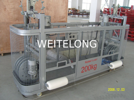 Steel Rope Suspended Platform Gondola Powered by Motor System