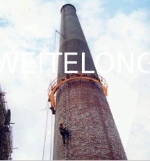 Safe Chimney Powered Round Transport Cradle Suspended Platform Cradle for Construction