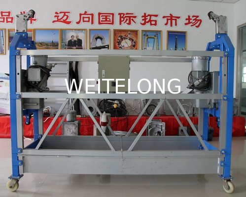 Pin Aluminum Suspended Platform Cradle with 8-10 m/min, 9-11 m/min