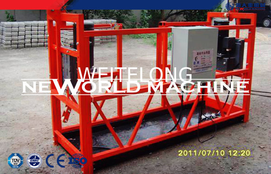 ZLP series Steel suspended platform cradle gondola for constrcution , decoration