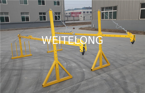 380V / 50HZ ZLP 500 Hanging Suspended Platform Cradle With 30KN Safety Lock