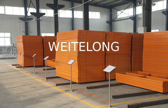 380V / 50HZ ZLP 500 Hanging Suspended Platform Cradle With 30KN Safety Lock