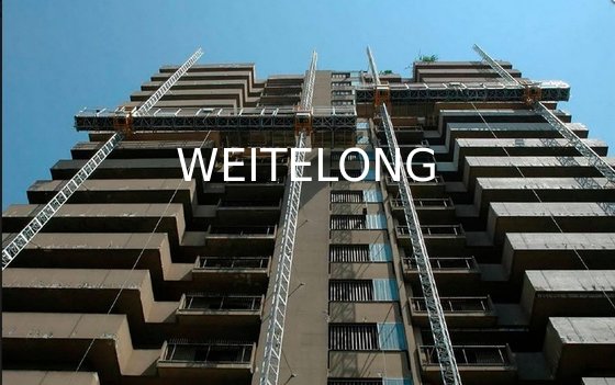 Confortable Mast Climbing Work Platform for Working Height 100 m