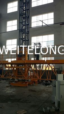Person And Material Mast Climbing Work Platform 10m - 150m Length