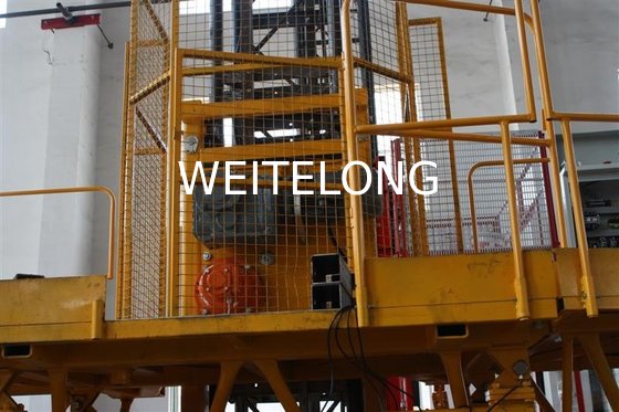 380V 60HZ Mast Climbing Working Platform 1000kgs Load Capacity 8.5m / min