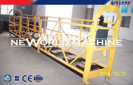 Movable Mast climbing work platform Steel / Aluminum Alloy Swing Stage Scaffold