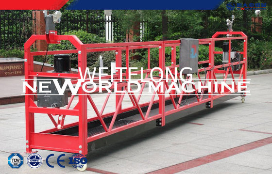 Movable Mast climbing work platform Steel / Aluminum Alloy Swing Stage Scaffold