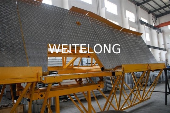 Aluminum Mast Climbing Working Platform With Safety Device Control Box
