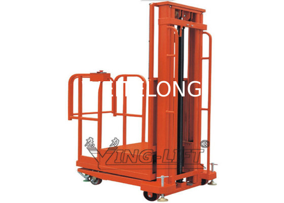 200kg Mobile Elevated Work Platform , Semi - Electric Aerial Order Picker