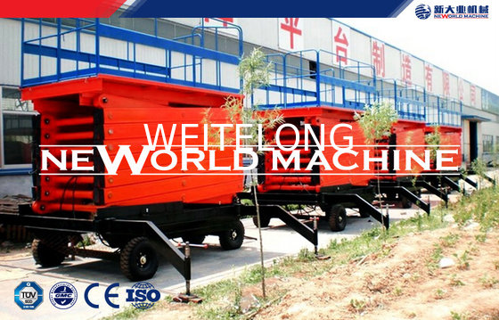 CE ISO BV hydraulic platform lift / Aerial Work Platform 2300mm × 800mm