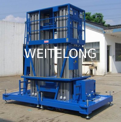 Rated Load 150 kg Hydraulic Lifting Platform for Working Height 16 / 18 m