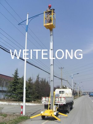 Rated Load 250 kg Mobile Elevating Work Hydraulic Lifting Platform