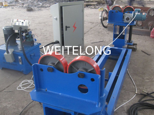 High Speed Pipe Welding Rotator Up / Down Roller With Hydraulic Lift System