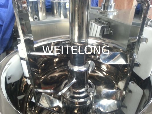 Hydraulic Lifting Vacuum Emulsifying Machine For Mixing Oil And Water