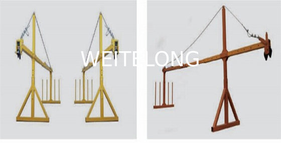 Safety Lock 30 KN 1.8 kw Elevating Work Platforms Aluminum ZLP800