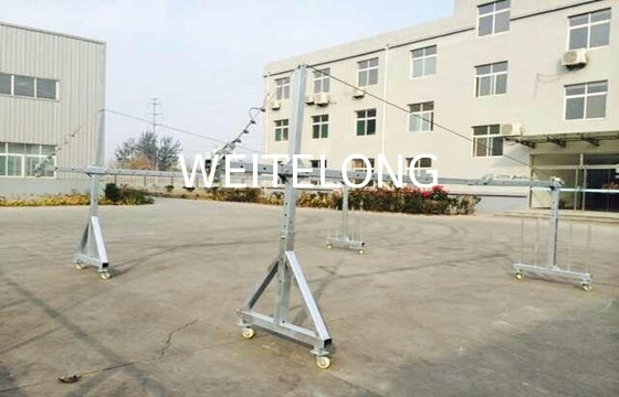 Safety Lock 30 KN 1.8 kw Elevating Work Platforms Aluminum ZLP800