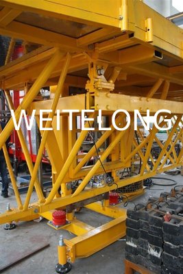 Mobile Elevating Mast Climbing Work Platform Steel Galvanized 3 Phase