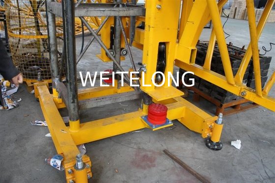 Mobile Elevating Mast Climbing Work Platform Steel Galvanized 3 Phase