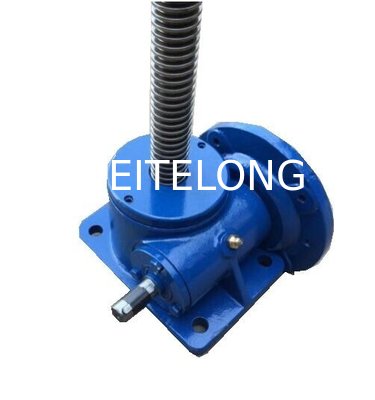 SWL Series Blue Worm Gear Elevator / Worm Screw Lift / Worm Gear Screw Jack
