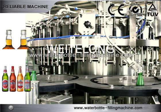 Automatic Glass Bottle Filling Machine for 300 ~ 1500ml Bottled Beer