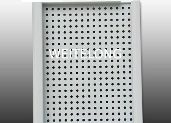 Exterior Decorative Suspended perforated metal ceiling panels Light Weight