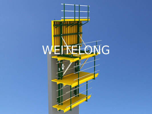 Fast Verticle / inclined Auto Self Climbing Formwork with hydraulic system QPMX-50