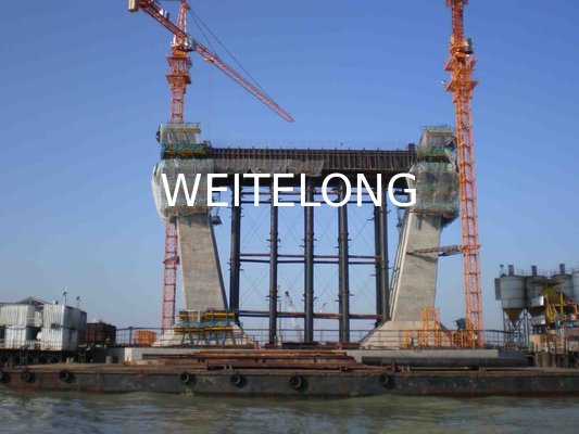 Steady , synchronous Pier formwork , Shoring Tower Climbing Formwork hydraulic system