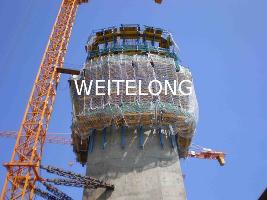Steady , synchronous Pier formwork , Shoring Tower Climbing Formwork hydraulic system