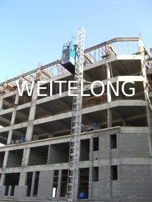 SC200 Single Cage Construction Material Hoists for Chemical Industries Oil Fields