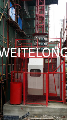 500kg Counter Weight Double Cage Construction Passenger Hoist for Passenger and Goods