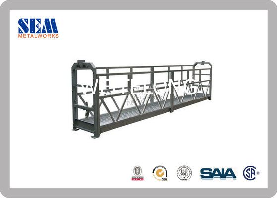 Aluminum Modular System With Parapet Clamp , Construction Stage