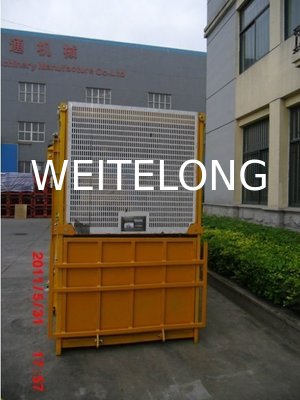 Ramp Door Style Construction Hoist Elevator , Construction Lifting Equipment