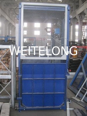 Ramp Door Style Construction Hoist Elevator , Construction Lifting Equipment