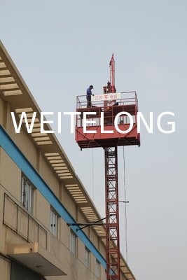Construction Hoist Elevator , Cargo Lifts With 22m/min Rated Lifting Speed