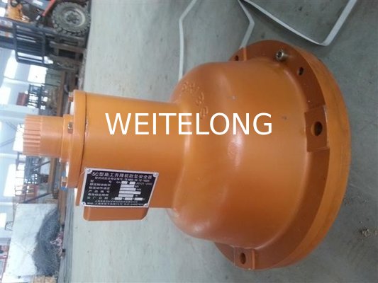 Twin Construction hoist with cab two safety device for Brazil market