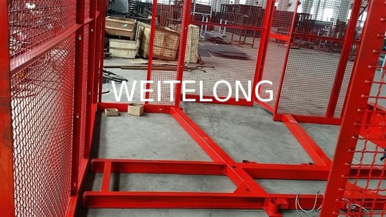 Hot Dipped Zinc Twin Cage Hoist Red Frame Style 1000kgs - 3200kgs