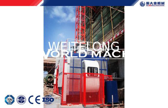 2T Single / double Cage Hoist construction building elevator