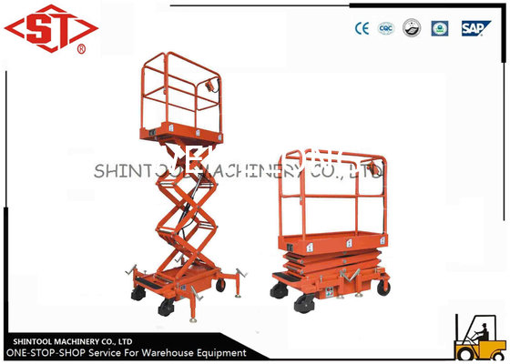 Gas station preventing inclination Load Capacity 500kg Aerial Work Platform 2.2kw