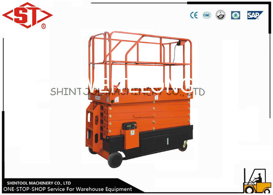 Self Propelled Scissor Work Platform Lifting Height 12 Meters Load 300kg