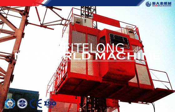 VFFF Speed single / double drum hoist Customized passenger and material