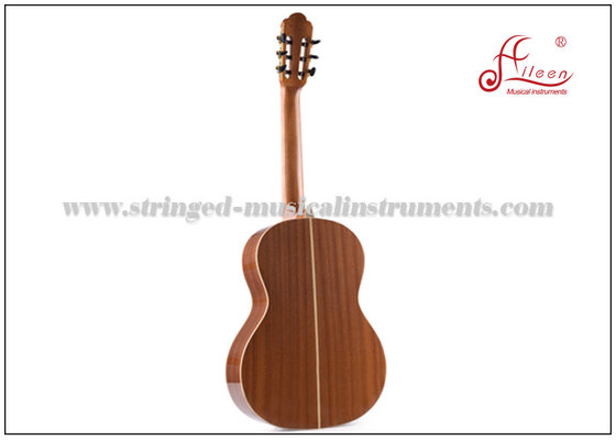 Handmade Classical Guitars Fine Fretted String Instruments With Spruce Plywood Sapeli Rosewood Material