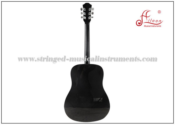 Linden Plywood Dreadnought 41" Acoustic Guitar Maple Bridge Black ABS Bbinding