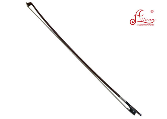 Octagonal Stick Ebony Frog Violin String Instruments Bow With Silver Plated Copper Wire Lapping