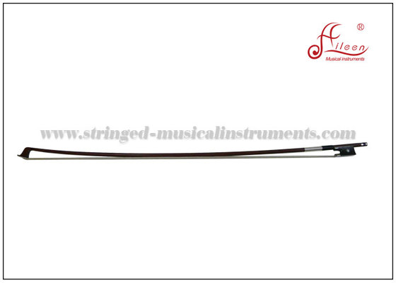 Octagonal Stick Ebony Frog Violin String Instruments Bow With Silver Plated Copper Wire Lapping