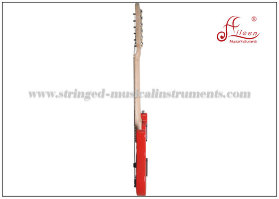 Solid Wood Body Kids Electric Guitar , Mini Maple Electric Guitar For Toddlers