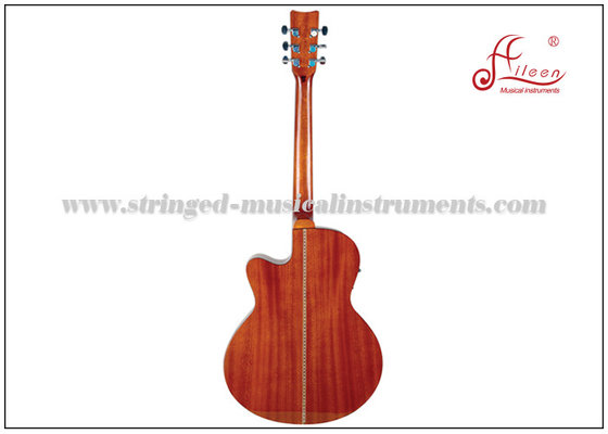 Dreadnought Cutaway Stringed Musical Instruments / Music Electric Guitar 41" with Spruce Plywood Top OEM