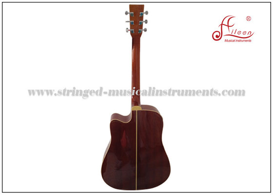 41 Inch Stringed Musical Instruments Sapeli plywood Cutaway 4 Band EQ Guitar